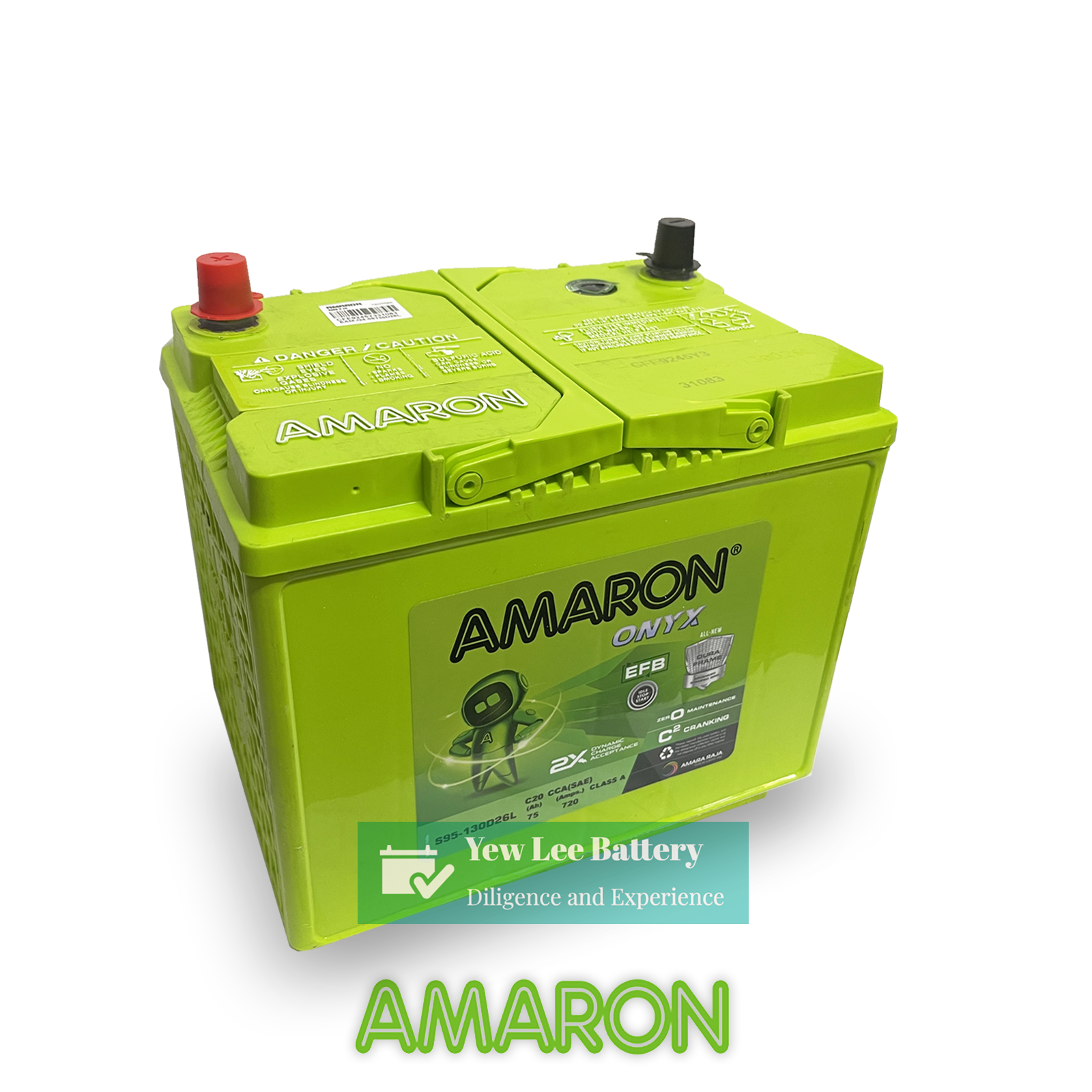 Amaron S95/130D26L 75AH EFB Start-Stop Battery - Yew Lee Battery Co
