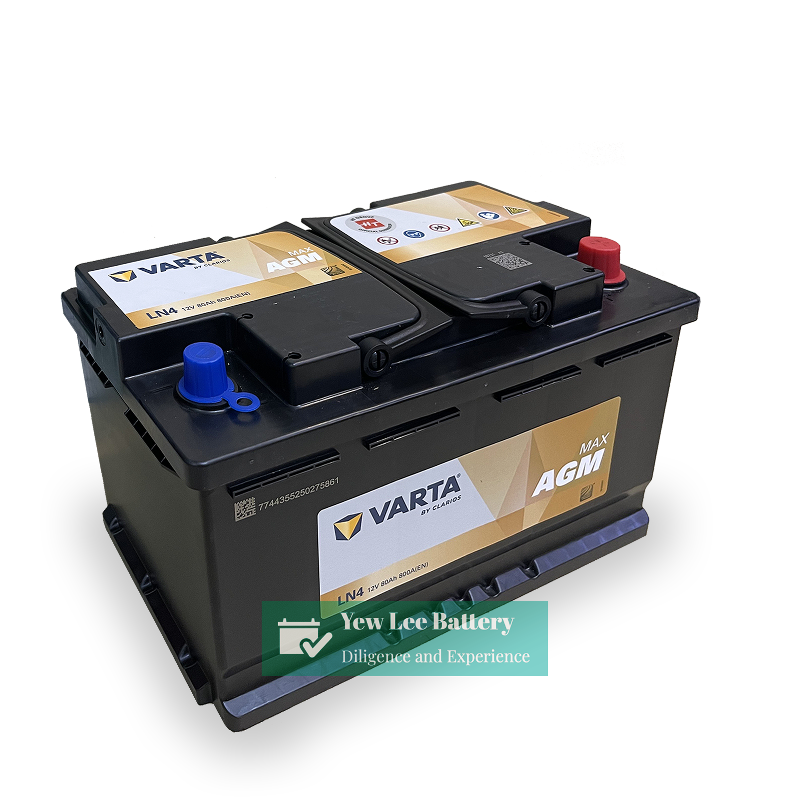 Varta LN4 MAX 80AH AGM Start-Stop Battery - Yew Lee Battery Co