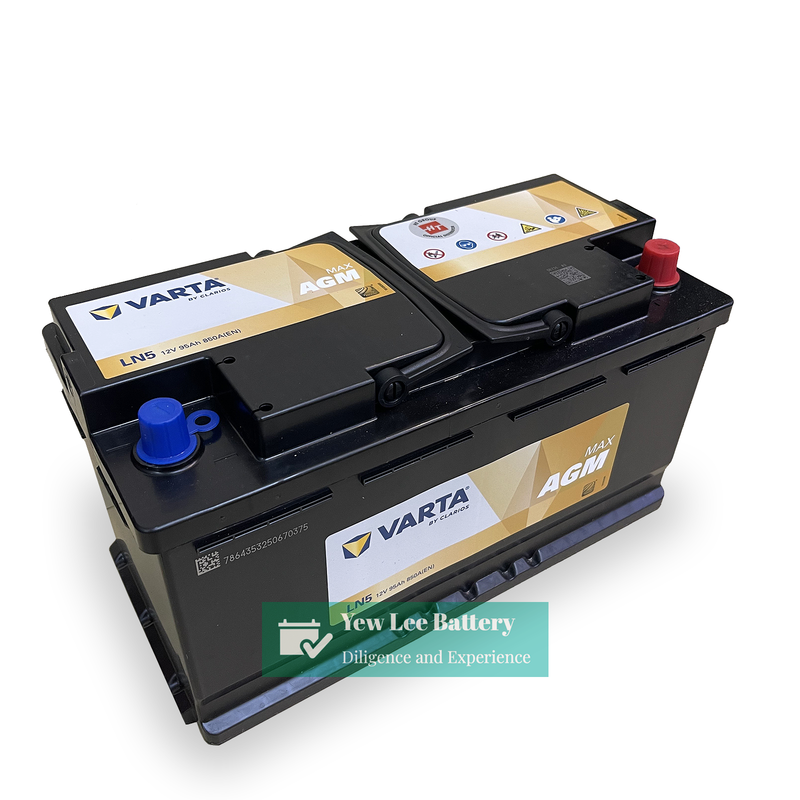 Varta LN5 MAX 95AH AGM Start-Stop Battery - Yew Lee Battery Co